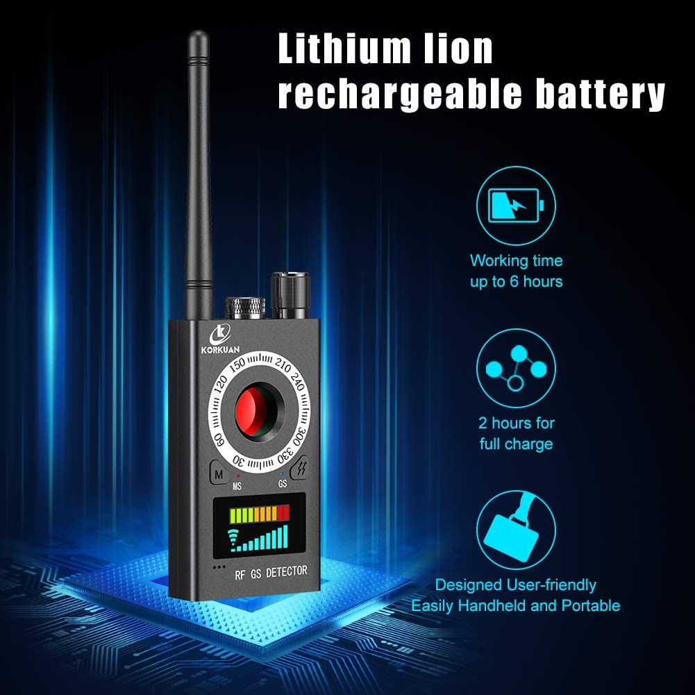 Rf Detector And Camera Finder Bug Detector Upgraded Rf Signal Detector
