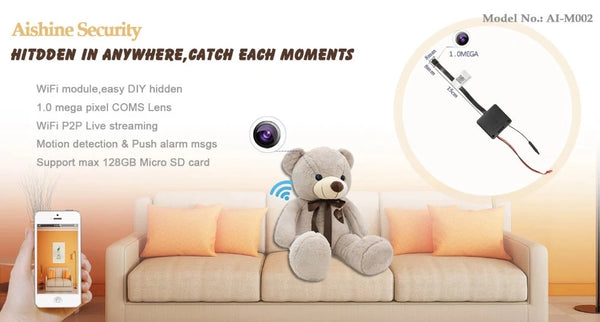 1080P HD WiFi Camera Module with Live Streaming Audio + Video and ...